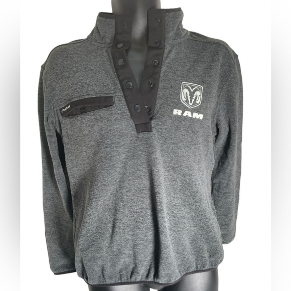 dri duck | Sweaters | Dodge Ran Womens Fleece Medium Dodge Ram Logo ...